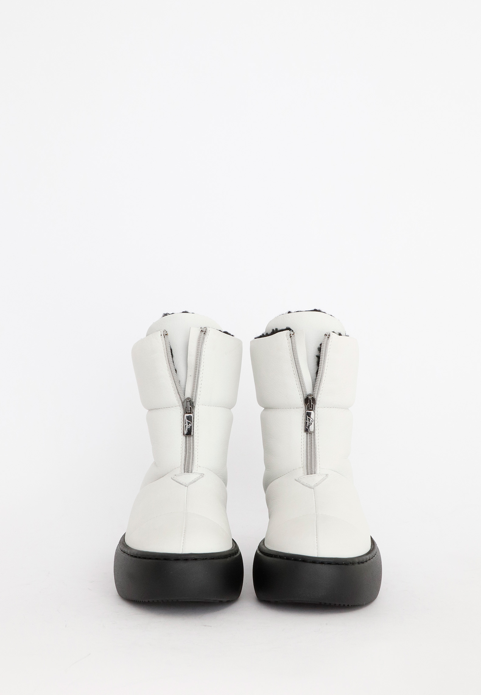 Lofina - Zero waste - shoes - Boot padded with wool lining and a zipper
